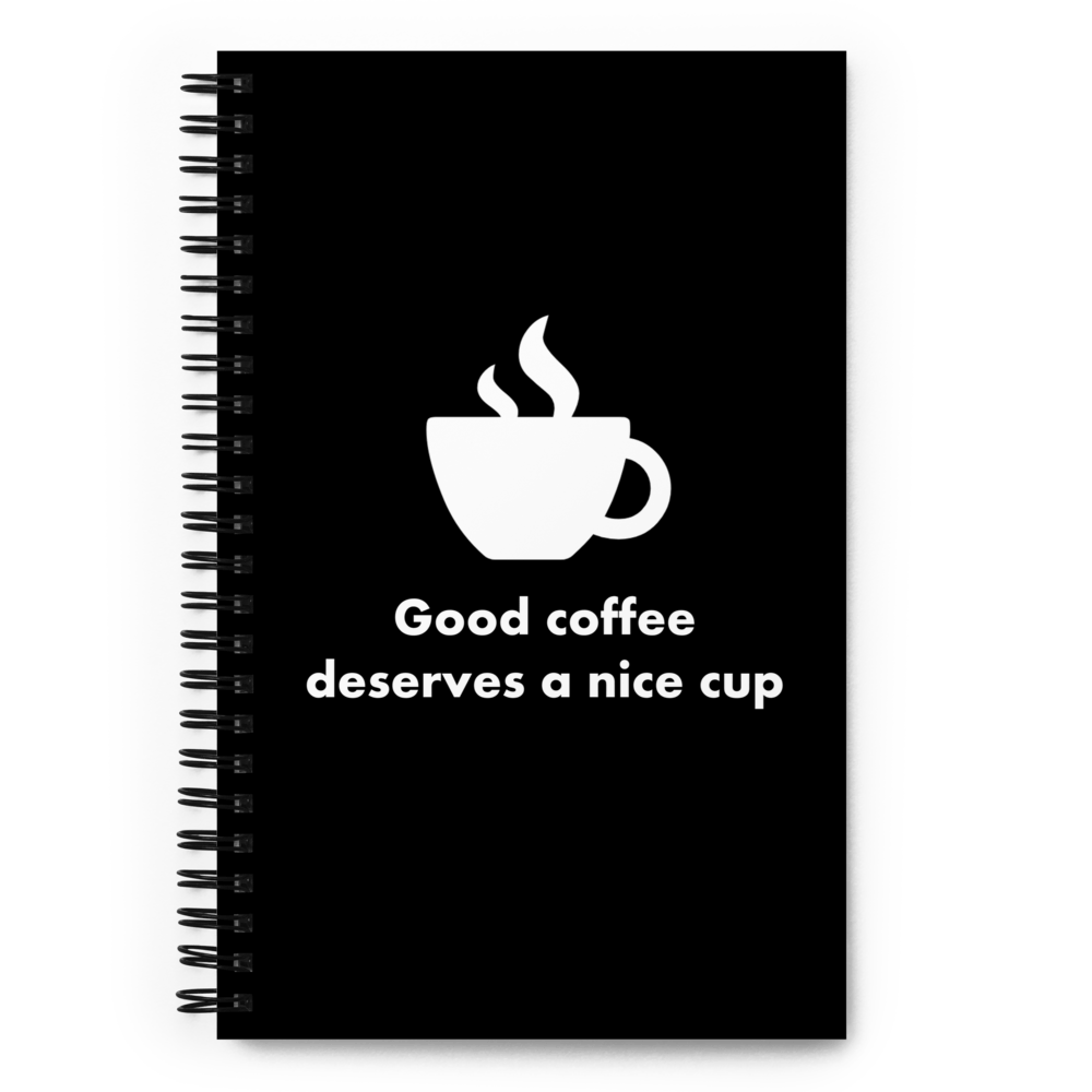Notebook - for your coffee moment notes - Coffee Cup Review